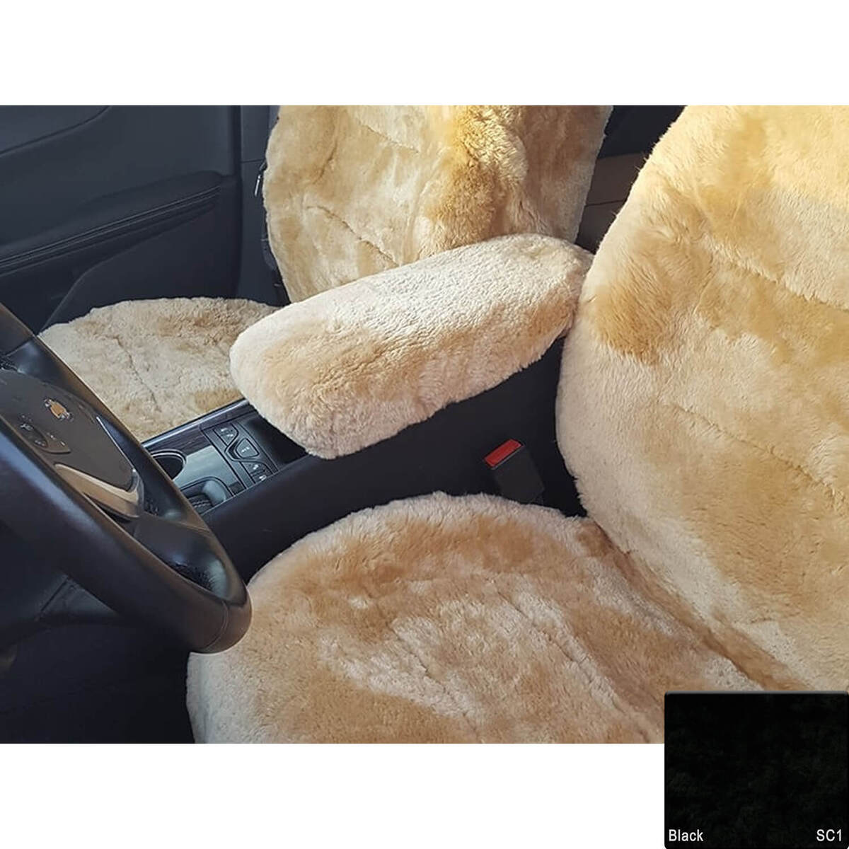 Comfy Sheepskin Console Cover