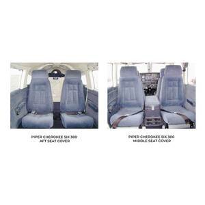 Piper Cherokee Series Aircraft Sheepskin Seat Covers